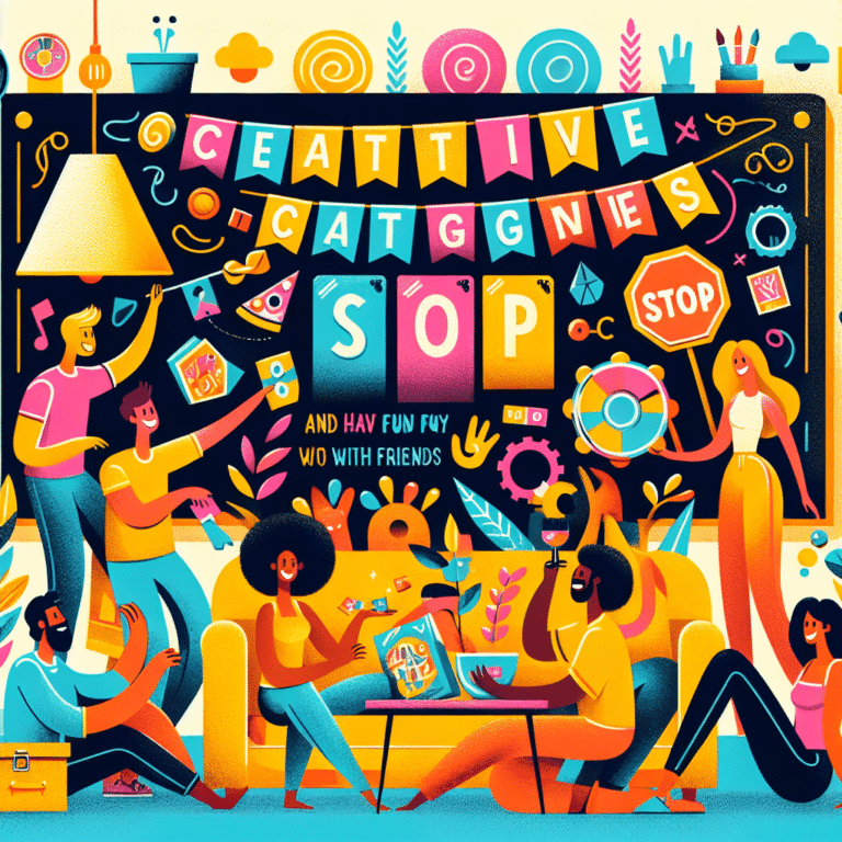 Categorias criativas para jogar Stop e divertir com os amigos